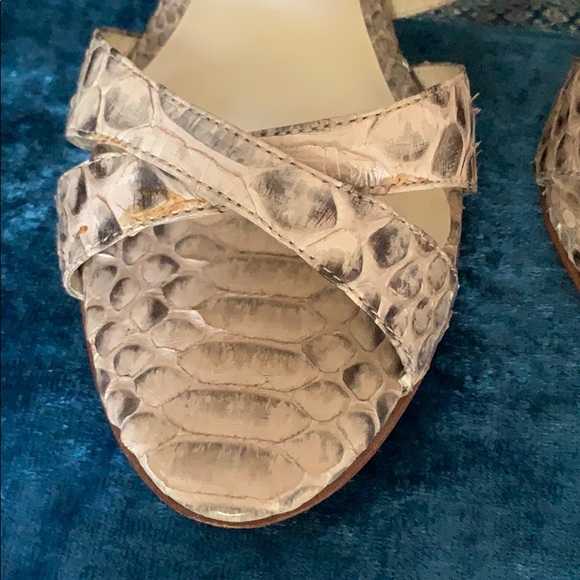 Alexandre Birman | Shoes | Alexandre Birman Python Stiletto Sandals Sz ...